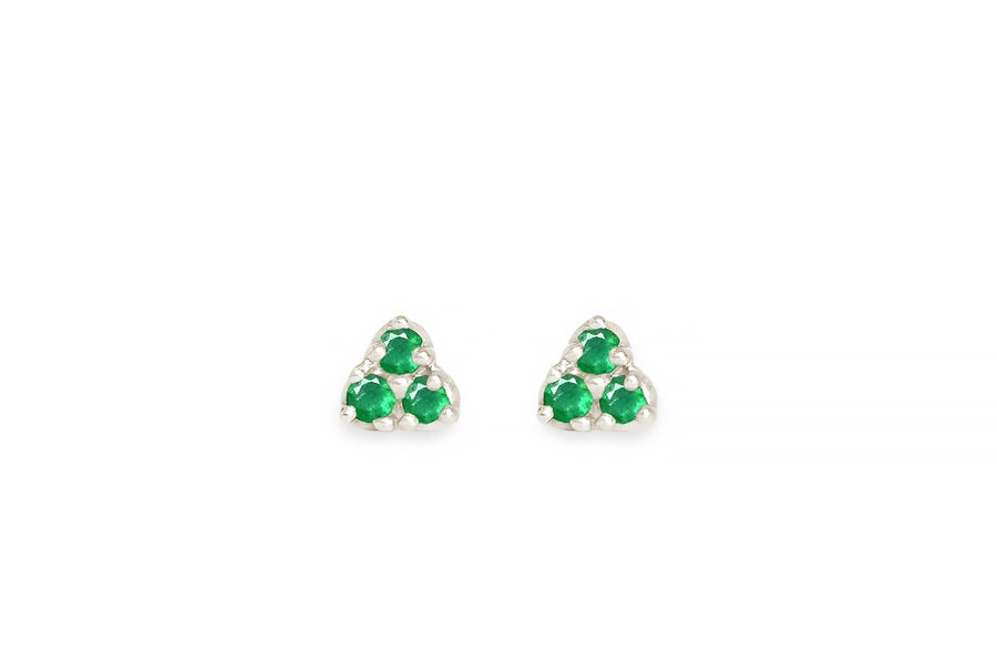 Seedling Emerald Studs – Andrea Bonelli