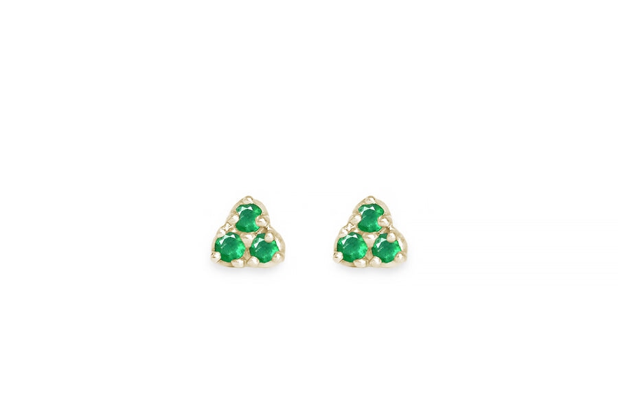 Seedling Emerald Studs – Andrea Bonelli