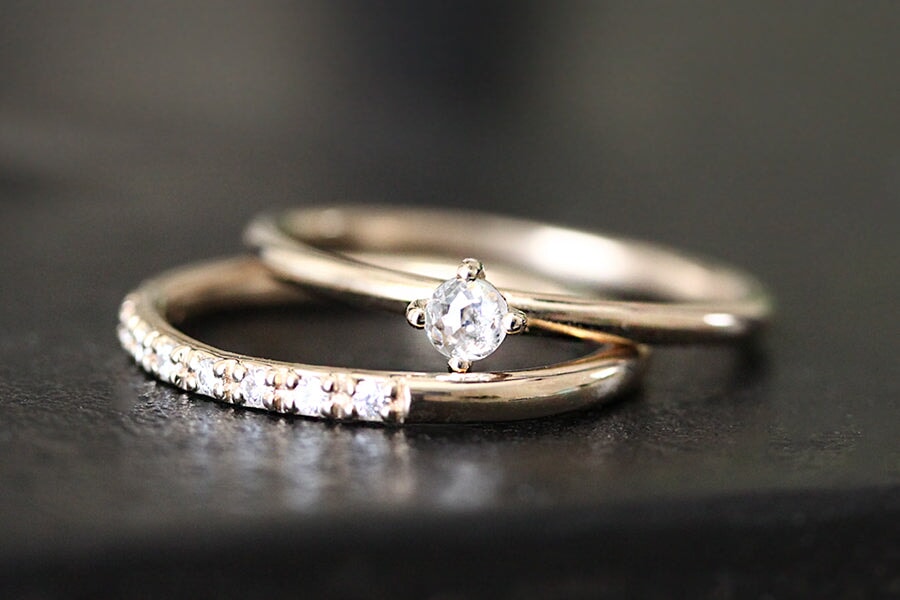 Petit Lola Rose Cut Ice Diamond Ring – Andrea Bonelli