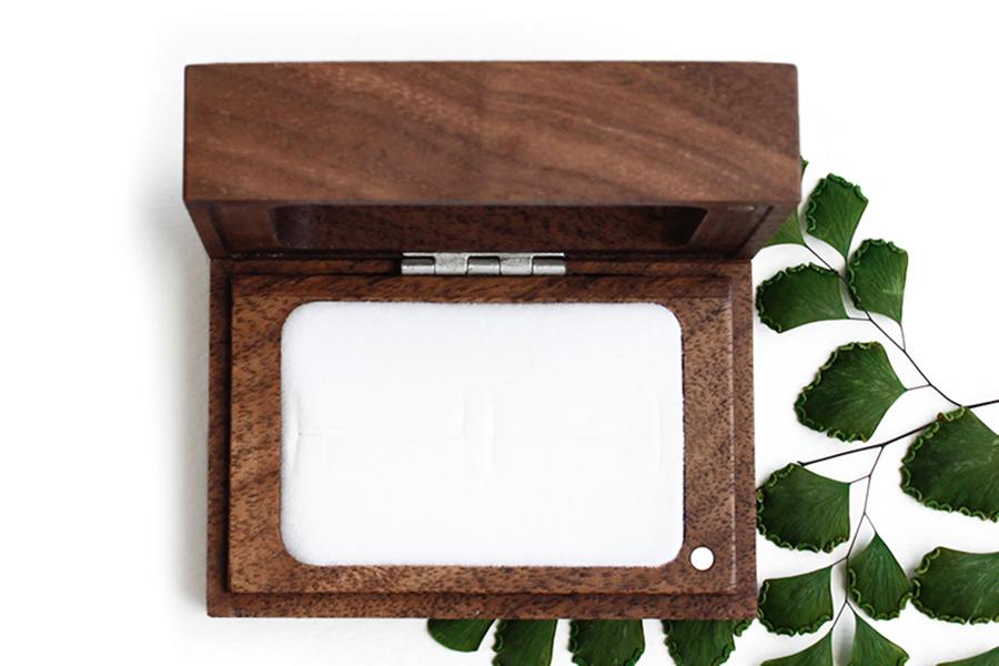Handcrafted Walnut Double Ring Box – Andrea Bonelli
